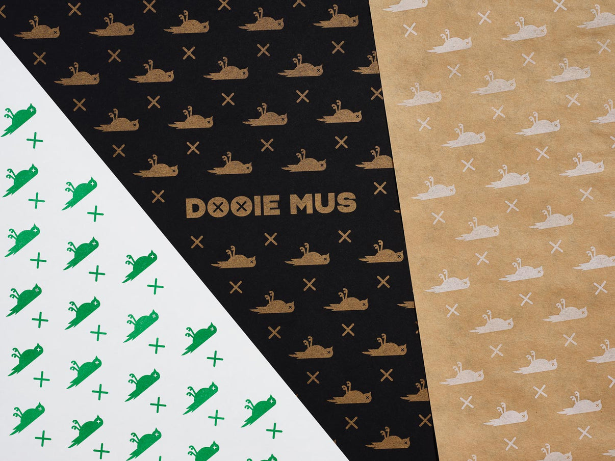 Dooie Mus luxe kadopapier